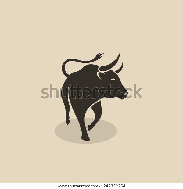 Bull Symbol Isolated Vector Illustration Stock Vector (Royalty Free ...