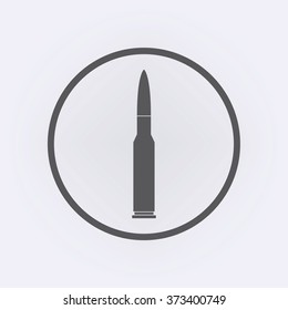 Bullet Vector Flat Illustration On Dark Stock Vector (Royalty Free ...