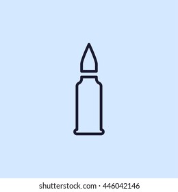 Bullet Line Icon Stock Vector (Royalty Free) 446042146 | Shutterstock