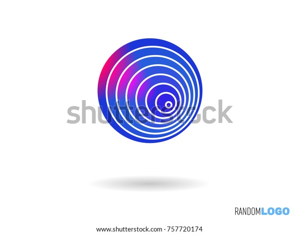 Bullseye Logo On Target Unique Your Stock Vector (Royalty Free ...