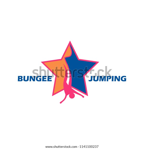 Bungee Jumping Logo Vector Illustration Stock Vector (Royalty Free ...