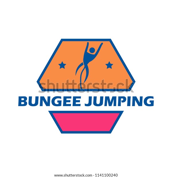 Bungee Jumping Logo Vector Illustration Stock Vector (Royalty Free ...