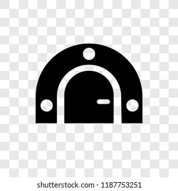 Bunker Vector Icon Isolated On Transparent Stock Vector (Royalty Free ...