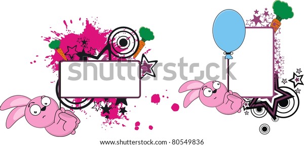 Bunny Cartoon Copyspace Vector Format Stock Vector (Royalty Free ...