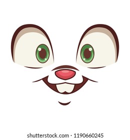 Bunny Face Emoji Stock Vector (Royalty Free) 1190660245 | Shutterstock
