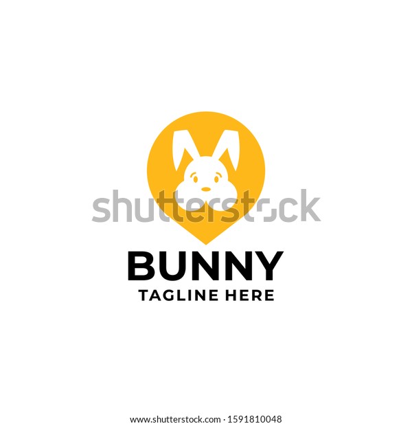 Bunny Logo Inspiration Vector Stock Image Stock Vector (Royalty Free ...