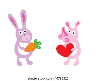 Bunny Rhino Doodle Stock Vector (Royalty Free) 44796520 | Shutterstock