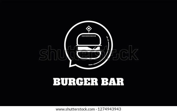 Burger Bar Logo Stock Vector (Royalty Free) 1274943943 | Shutterstock