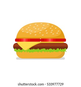 47,391 Burger Flat Vector Images, Stock Photos & Vectors | Shutterstock