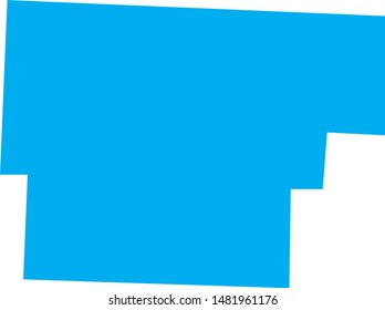 Burke County Map State North Dakota Stock Vector (Royalty Free ...