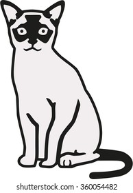 Cartoon Cat Coloring Page Vector: เวกเตอร์สต็อก (ปลอดค่าลิขสิทธิ์ ...