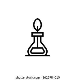 Burner Glyph Icon Vector Flat Vector Stock Vector (Royalty Free ...