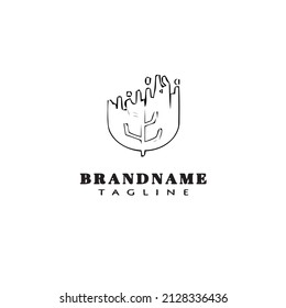 Burning Bush Logo Icon Design Template Stock Vector (Royalty Free ...