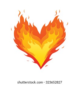 23,154 Heart Fire Stock Vectors, Images & Vector Art | Shutterstock