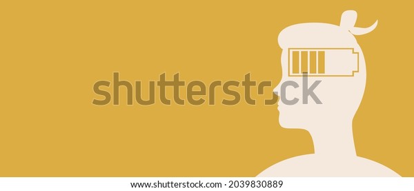 Burnout Copy Space Template Silhouette Vector Stock Vector (Royalty ...