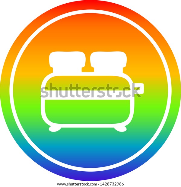 Burnt Toast Circular Icon Rainbow Gradient Stock Vector (Royalty Free ...