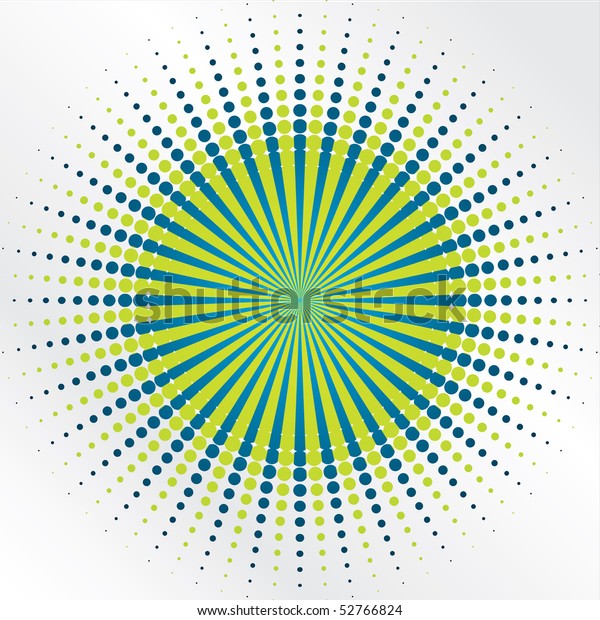 Burst Halftone Stock Vector (Royalty Free) 52766824 | Shutterstock