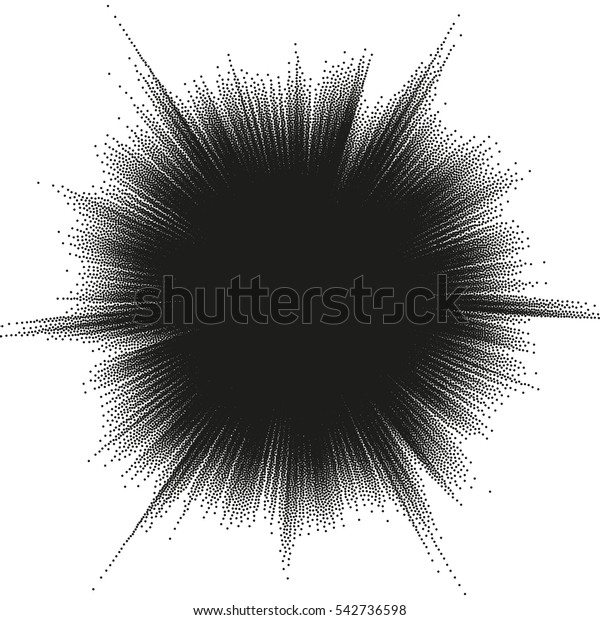 Burst Halftone Background Eps 10 Vector: vector de stock (libre de ...
