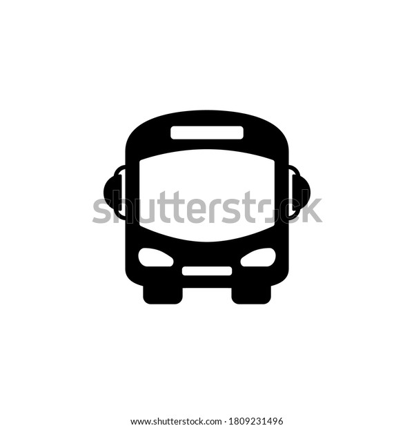 Bus Icon Symbol Vector Isolated On Stock Vector (Royalty Free ...