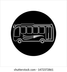 Vector Bus Illustration Shuttle Bus Symbol Stock Vector (Royalty Free ...