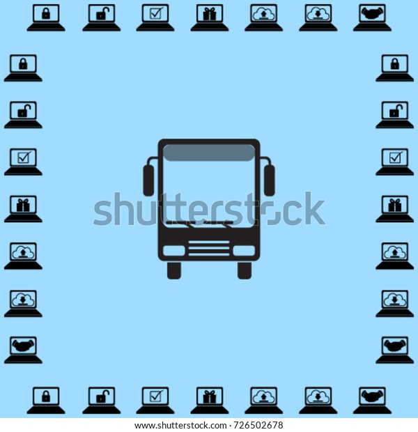 Bus Icon Vehicle Vector Illustrator Stock Vector (Royalty Free ...