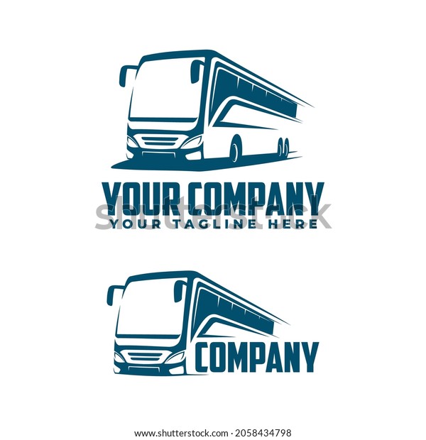 Bus Logo Abstract White Background Stock Vector (Royalty Free ...