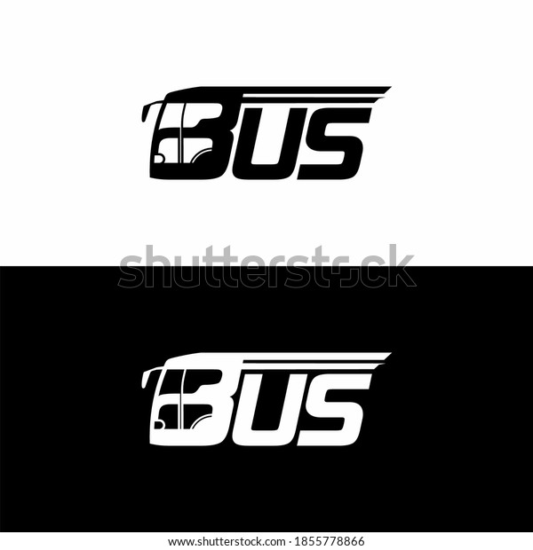 plantilla de logotipo de bus con una combinación de la letra "B" que ...