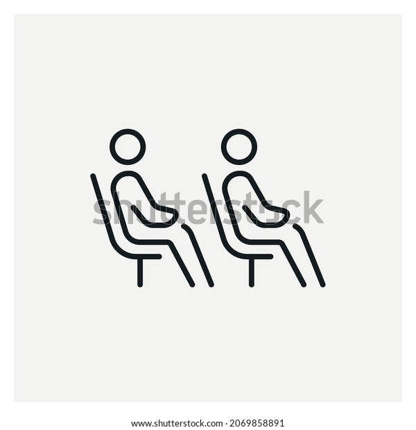 Bus Seat Armchair Vector Icon Stock Vector (Royalty Free) 2069858891 ...