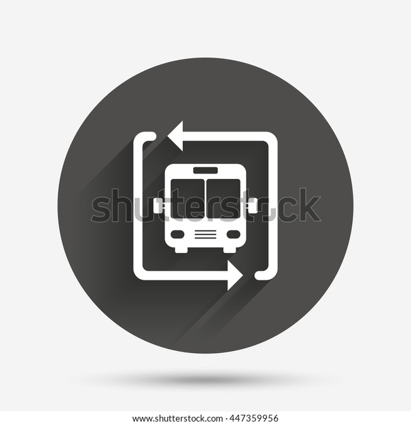 Bus Shuttle Icon Public Transport Stop: เวกเตอร์สต็อก (ปลอดค่าลิขสิทธิ์ ...