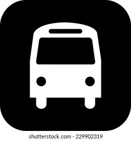 Blue Bus Symbol Stock Illustration 1203330853 | Shutterstock