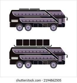 Bus Vector Grey Color Stock Vector (Royalty Free) 2194862505 | Shutterstock