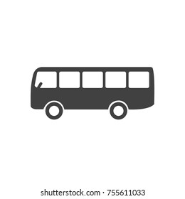 Bus Vector Icon Navigation Road Bus Stock Vector (Royalty Free ...