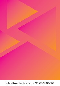 Business Abstract Red Orange Gradient Triangle Stock Vector (Royalty ...