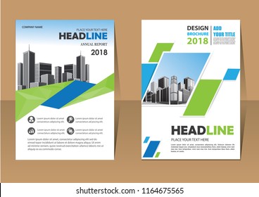 Modern Business Cover Page Vector Template: เวกเตอร์สต็อก (ปลอดค่า ...