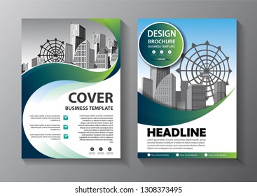 Windmill Industrial Advertisement Flyer Template Sustainable Stock ...