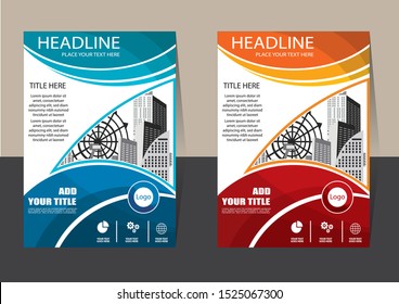 Road Travel Traffic Safety Flyer Template Stock Vector (Royalty Free ...