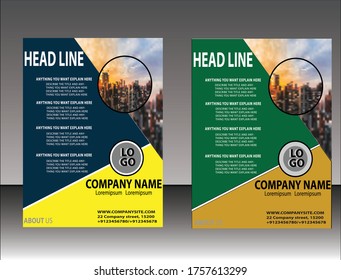 Road Travel Traffic Safety Flyer Template Stock Vector (Royalty Free ...