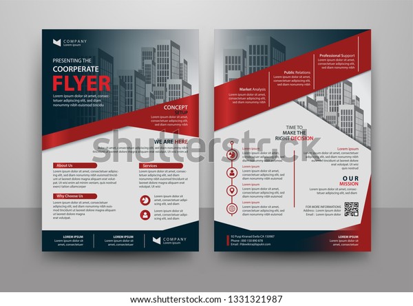Business Abstract Vector Template Brochure Annualreport Stock Vector ...