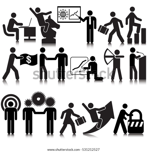 Business Activities Icon Set 库存矢量图（免版税）531212527 | Shutterstock