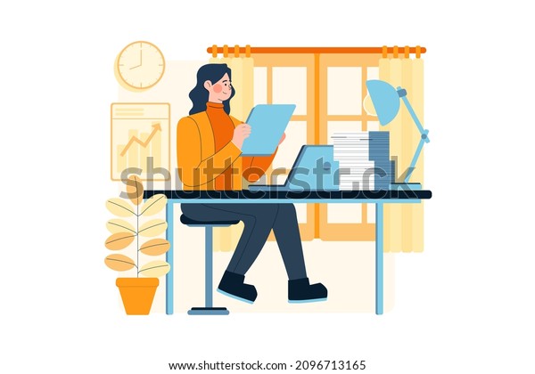 Business Activity Illustration Concept Flat Illustration Stock Vector ...