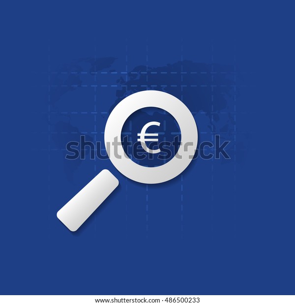 Business Analysis Audit Financial Report Icon Stock Vector (Royalty ...