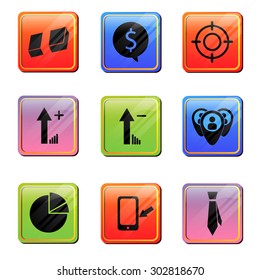 Business App Icon Stock Vector (Royalty Free) 302818670 | Shutterstock
