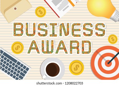 Business Award Vector Concept Design Stock Vector (Royalty Free ...