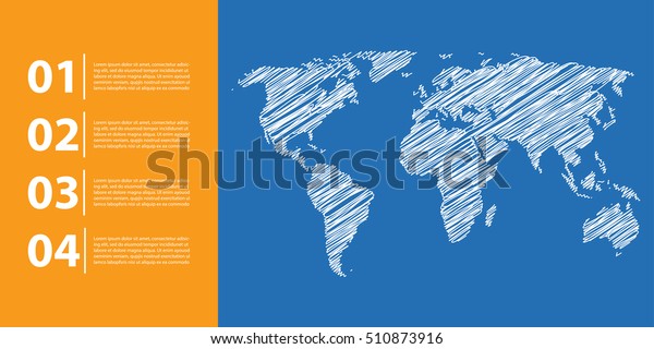 Business Background World Map Business Infographics Stock Vector ...