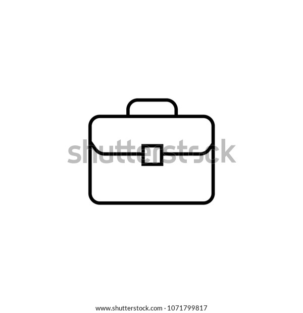Business Bag Vector Icon Stock Vector (Royalty Free) 1071799817 ...