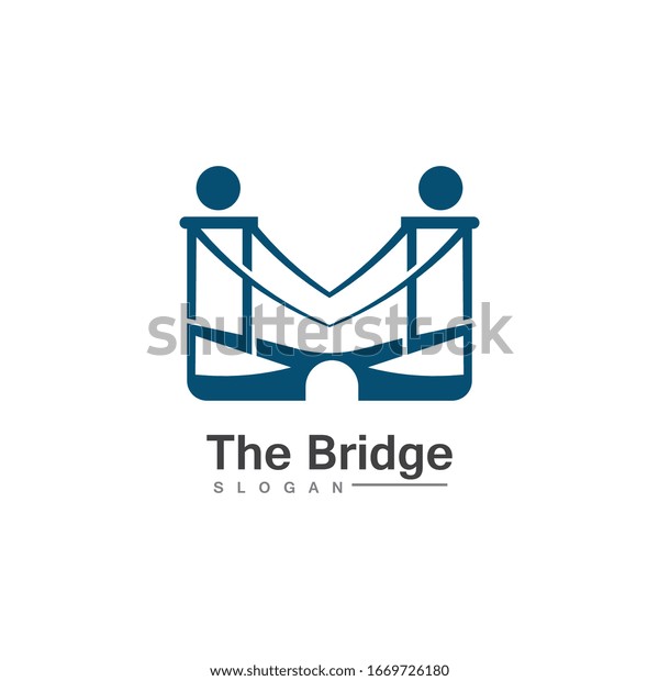 Business Bridge Logo Design Vector Icon Stock Vector (Royalty Free ...