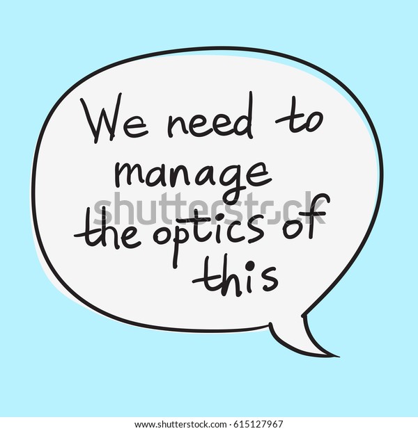 Business Buzzword We Need Manage Optics Stock Vector (Royalty Free ...