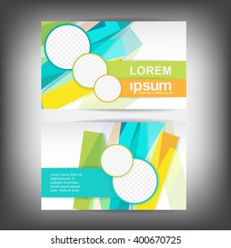 Vector Abstract Design Banner Web Template Stock Vector (Royalty Free ...