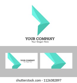 Business Card Arrow Set Vector Stock Vector (Royalty Free) 1126382897 ...