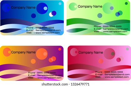 Business Card Design Background Stock Vector (Royalty Free) 1326479771 ...